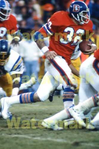 RARE JON KEYWORTH Denver Broncos Sports Poster NFL Action 16x24 inches ...