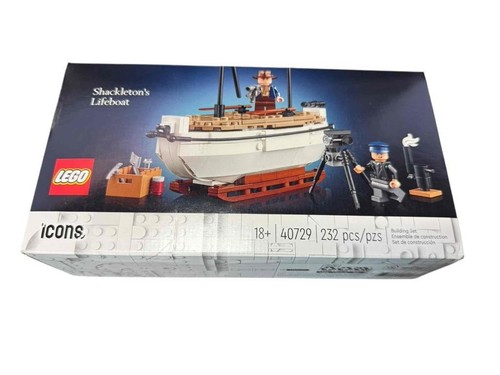 NEW LEGO Icons Shackleton's Lifeboat Building Set Sealed 40729 232 ...