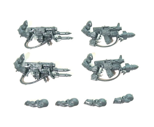 40k Ork Nobz Shoota Rokkit Kombi Weapon Bits x4 | eBay