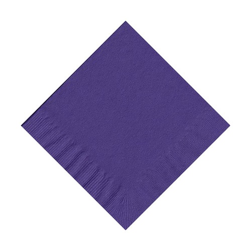 50 Plain Solid Colors Beverage Cocktail Napkins Paper - Purple | eBay