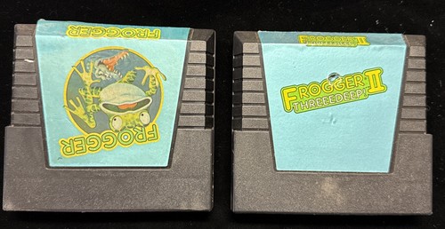 Frogger & Frogger 2 ii ATARI 5200 video game cartridges!!! | eBay