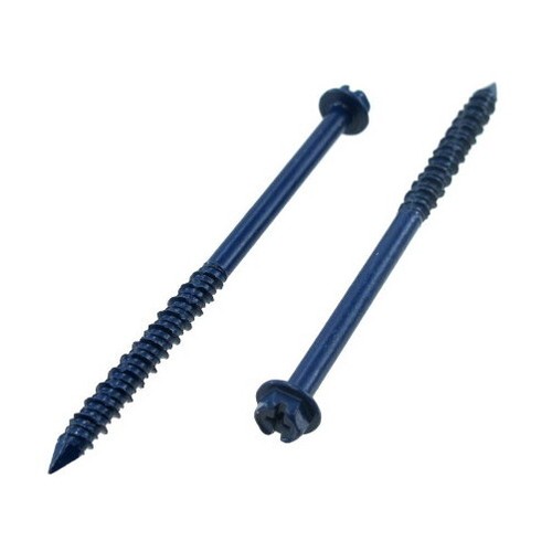 3/16" X 2-1/4" Hex Head Slotted Concrete Screws (Box of 100) | eBay