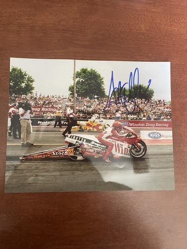 Authentic Autographed 8x10 Angel Sampey NHRA Photo | eBay