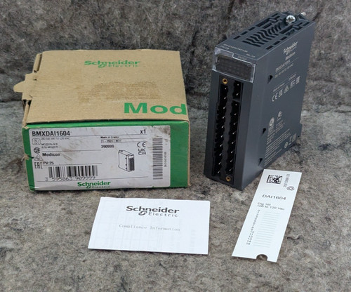 🔥NEW🔥 Schneider Electric Modicon BMX-DAI-1604 (BMXDAI1604) - Black ...
