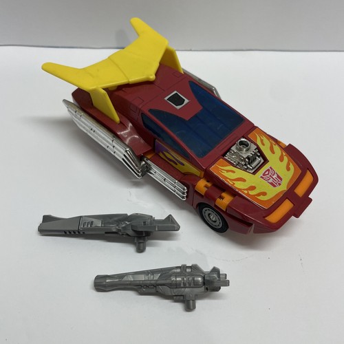 Transformers G1 Hot Rod 1986 Vintage Transforming Robot Car Hasbro | eBay