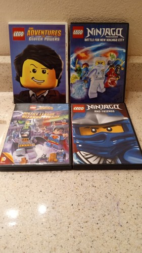 LEGO Bundle DVD's (DVD) 4 Different LEGO DVD's, see inside for details ...