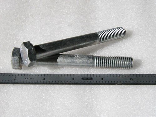 M12-1.75 X 100MM BOLTS HEX HEAD STEEL ZINC - 5 pcs | eBay