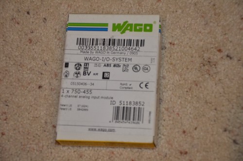 1pcs New Open Box WAGO Card Module 750-455 750 455 i/0 Ships from USA ...