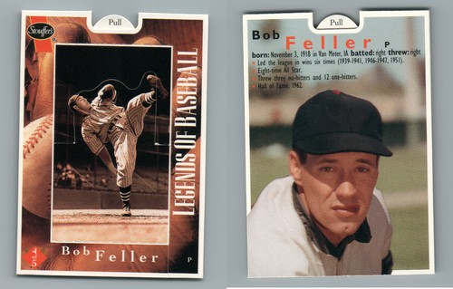 1995 Stouffer's Legends of Baseball # 4 Bob Feller Cleveland Indians | eBay