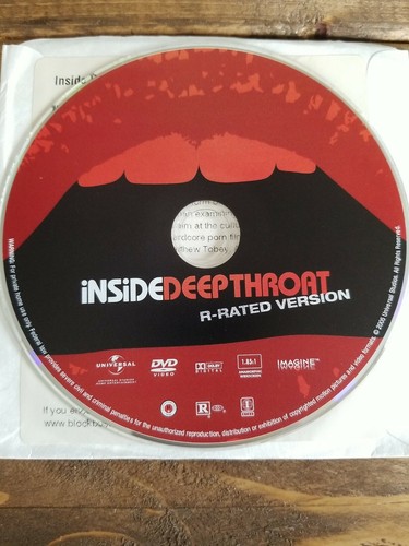 Universal Studios Home ENT Mcadv27691 Inside Deep Throat DVD Nc17 Rated ...