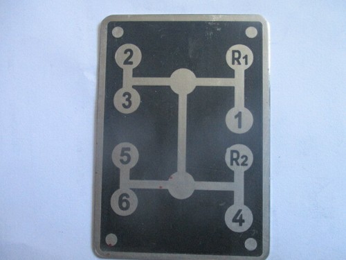 Nameplate Sign Hanomag R12 C112 R24 C224 Greif Wiring Diagram S64 S66 ...