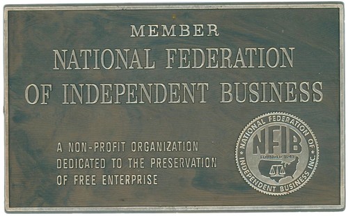 Vintage Member Plaque National Federation of Independent Business NFIB ...