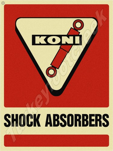 Koni Shock Absorbers 9" x 12" Metal Sign | eBay