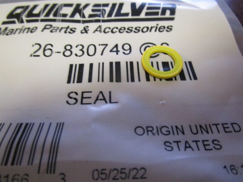 Mercury Mariner Mercruser Quicksilver 26-830749 Drain Plug Seal Pkg of ...