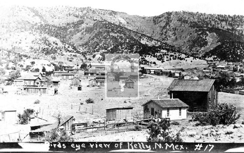 Birds Eye View Mining Ghost Town Kelly New Mexico NM - REPRINT | eBay