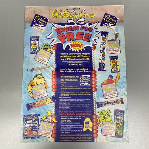 Cadbury Land Nager Pour Gratuit Chomp Boucle Wurly Fudge 1998 Vintage ...