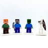 LEGO Minecraft Alex Diamond Pick Axe Minifigure 21129 Compass Mini Fig ...