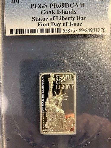 2017 2 oz Cook Islands Statue of Liberty Silver | eBay