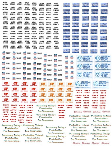 N Scale Reefer Car Decals ARMN ( UP ) / Cryo Trans | eBay