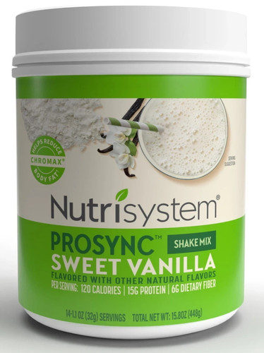 Nutrisystem Prosync Meal Replacement Protein Powder Shake Mix Sweet ...