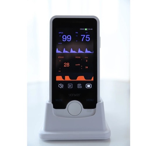 4 inch Touch Screen Portable Spo2 Monitor Optional NIBP CO2 Vital Signs ...