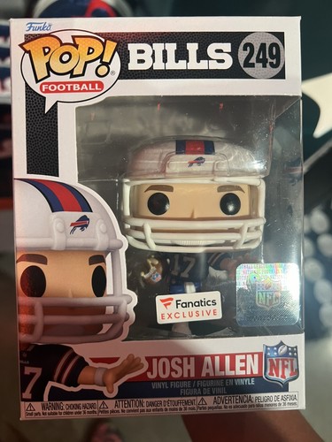 Funko Pop- Buffalo BILLS- Josh Allen #249 Fanatics Exclusive | eBay