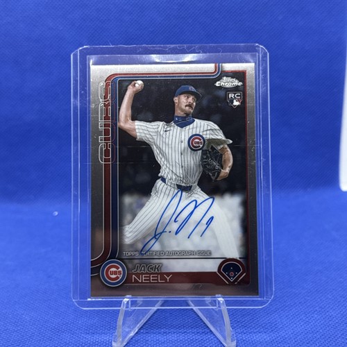 2025 Topps Chrome Rookie Auto Jack Neely Cubs RC | eBay