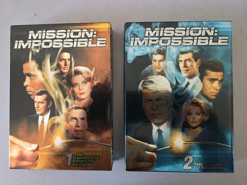 Mission Impossible Complete TV Season 1 & 2 DVD 1966-1968 7 Disc Sets ...