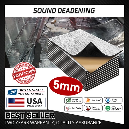 29Sheet Car Heat Shield Insulation Sound Deadener Noise Proofing Mat ...