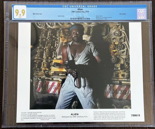 CGC 9.9 1979 ALIEN Lobby Card 8 x 10 790019 YAPHET KOTTO Mini Parker ...