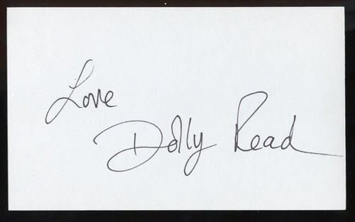 Dolly Martin Read signed autograph 3x5 card Playboy Centerfold May 1966 ...