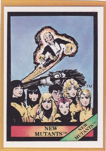 1987 COMIC IMAGES MARVEL UNIVERSE SERIES 1 NEW MUTANTS #21 NM/NM+ ...