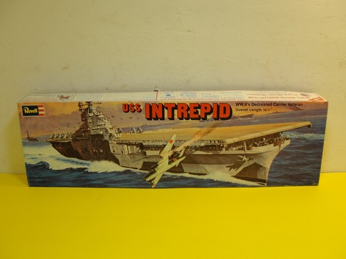 Revell Kit H-462 USS Intrepid WWII Aircraft Carrier - 1:720. 14”. | eBay