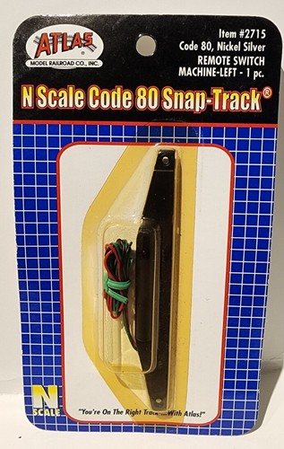 Atlas N Scale Code 80 Remote Left Hand Switch Machine #2715 | eBay
