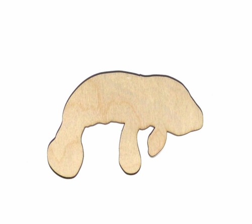 Manatee Unfinished Wood Shape Cut Out M1634 Crafts Lindahl Woodcrafts ...