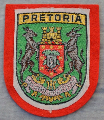 Pretoria Coat of Arms Woven Cloth Patch / Badge | eBay