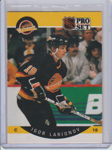 1990-91 Pro Set Rookie Card #297 Igor Larionov Vancouver Canucks | eBay