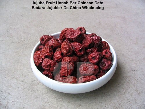 Jujube Fruit Unnab Ber Chinese Date Badara Jujubier Whole 100gm (3.5 OZ ...