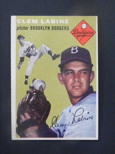 1954 Topps Baseball Card #121 Clem Labine (EX+) | eBay