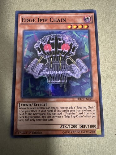 Yu-Gi-Oh! TCG Edge Imp Chain Fusion Enforcers FUEN-EN019 1st Edition ...