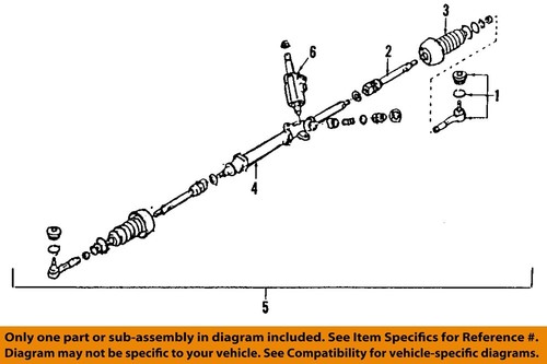 SUBARU OEM 93-23 Ascent Steering Gear Linkage-Outer Tie Rod 34161SA001 ...
