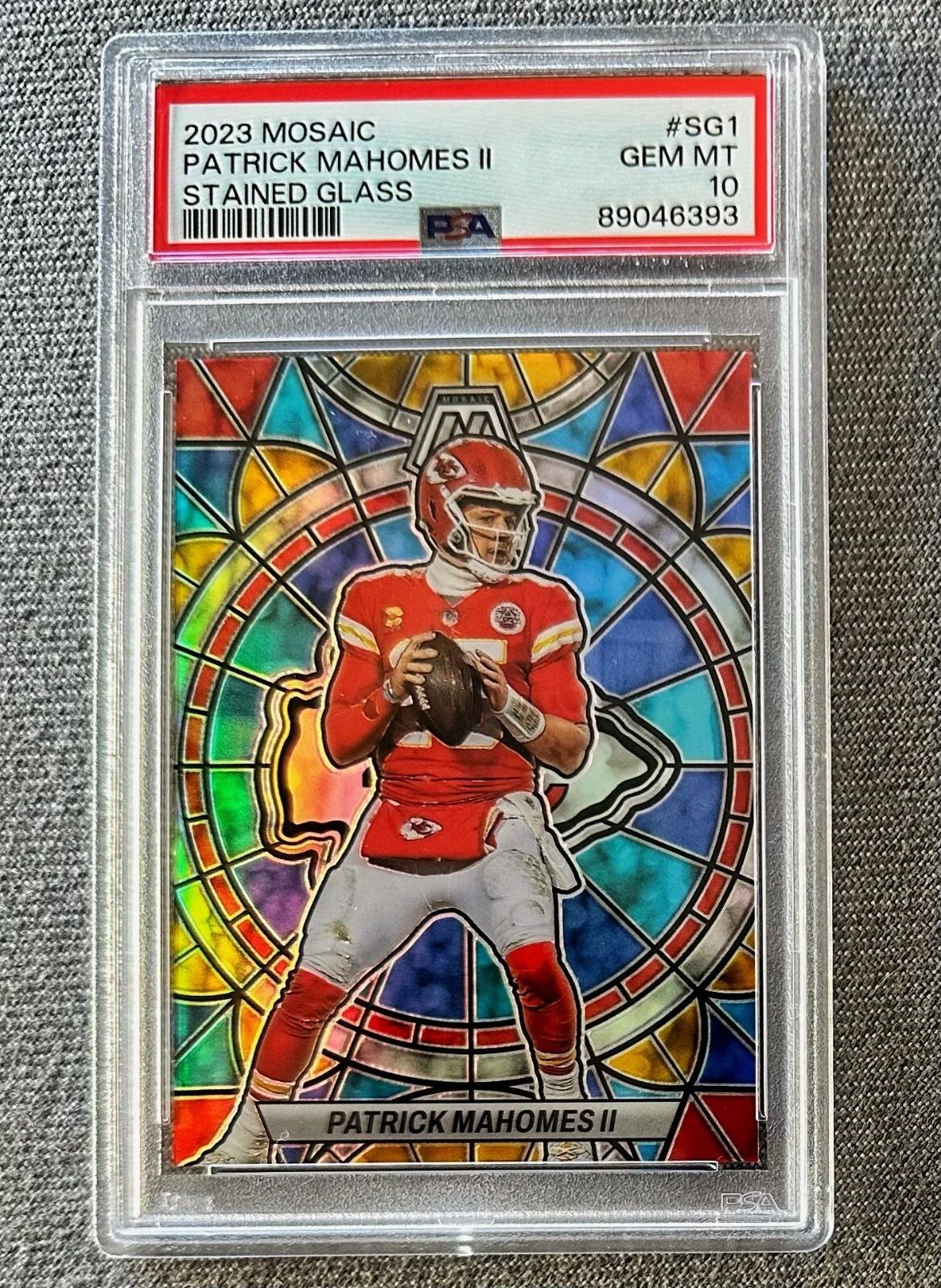 Patrick Mahomes II 2023 Mosaic #SG-1 Stained Glass /(SSP) Price Guide ...
