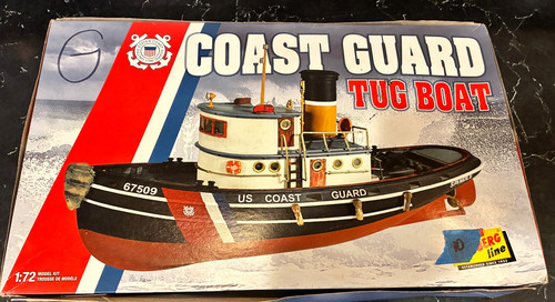 THE LINDBERG LINE COAST GUARD TUG BOAT 1:72 Plastic Model HL228/12 #1 ...