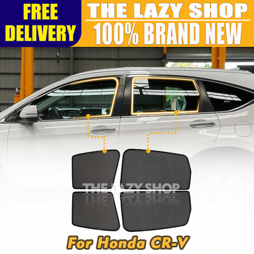 4 pcs set Foldable Magnetic Car window Screen Mesh Sun Shade fits CRV ...
