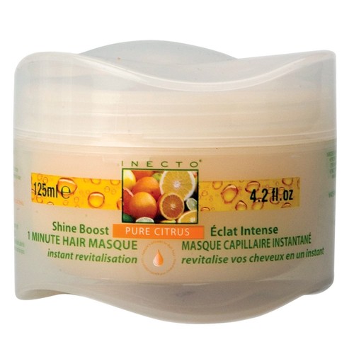 Inecto Pure Citrus Shine Boost 1 Minute Hair Masque 125ml | eBay