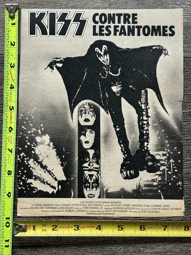 KISS Meets The Phantom Ad Advert Attack Of Phantoms France Vintage Kiss ...