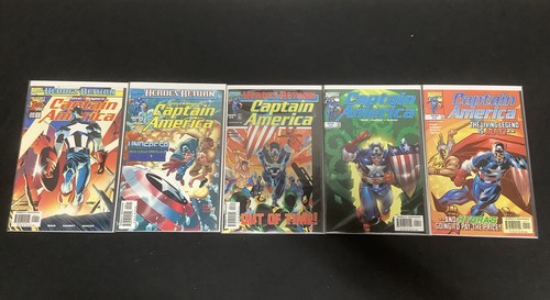 Captain America #1-5 Comic Lot, Vol.3 1997 Marvel, Mark Waid Ron Garney ...