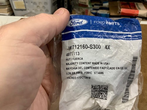 Ford OEM Headlight Head Light Lamp-headlamp Assembly Nut W712160S300 ...