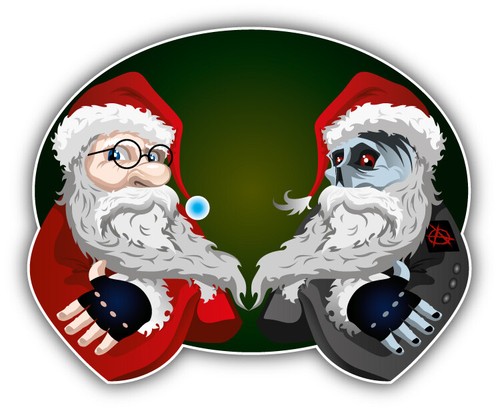 Dead Santa Claus Christmass Car Bumper Sticker Decal | eBay