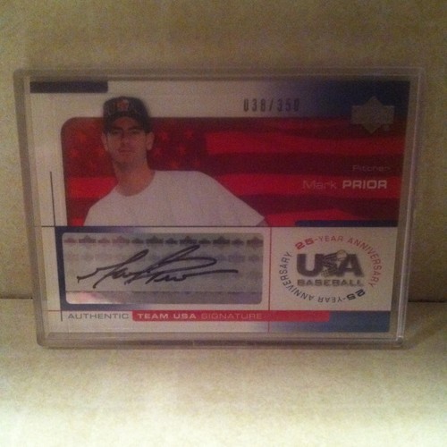 2004 Upper Deck USA Mark Prior Auto Signed Card | eBay